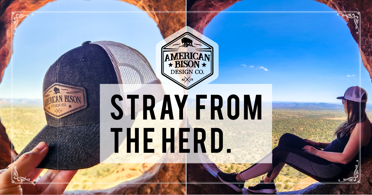 Custom Leather Patch Hats - American Bison Hat Co.